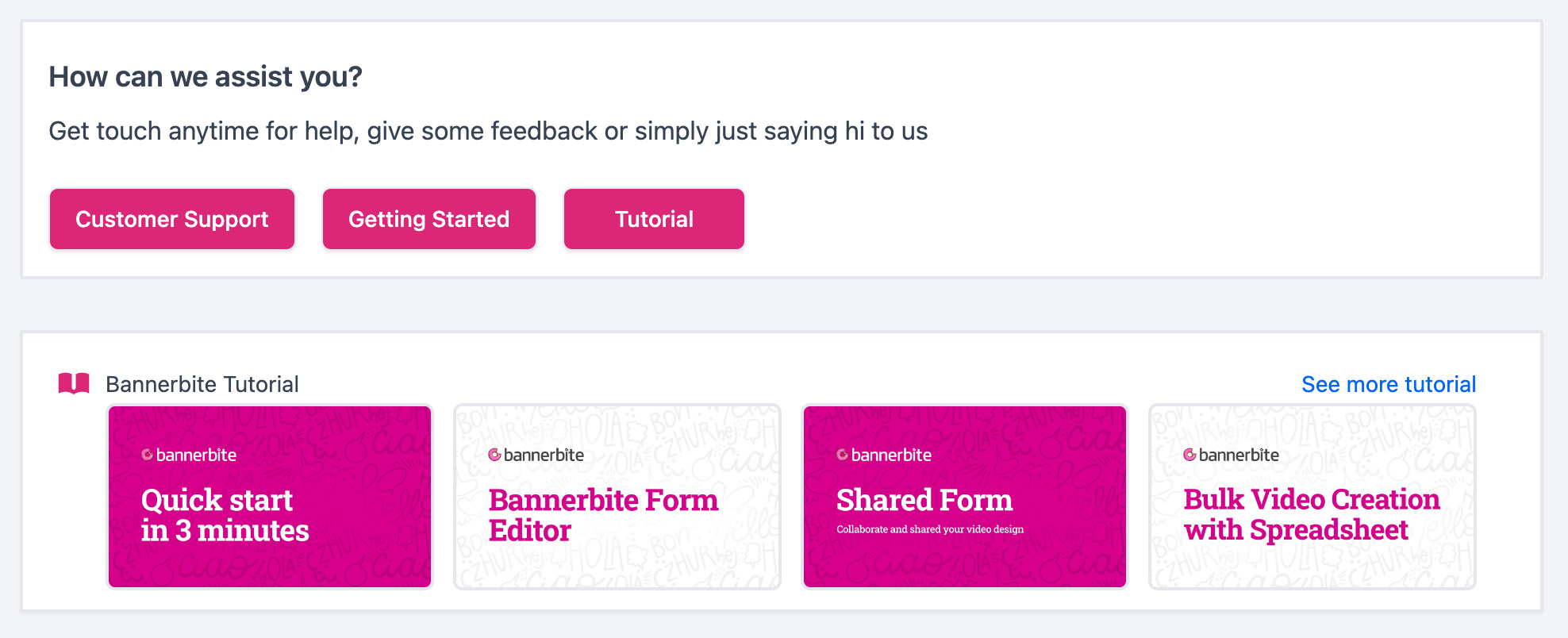 Dashboard – Bannerbite