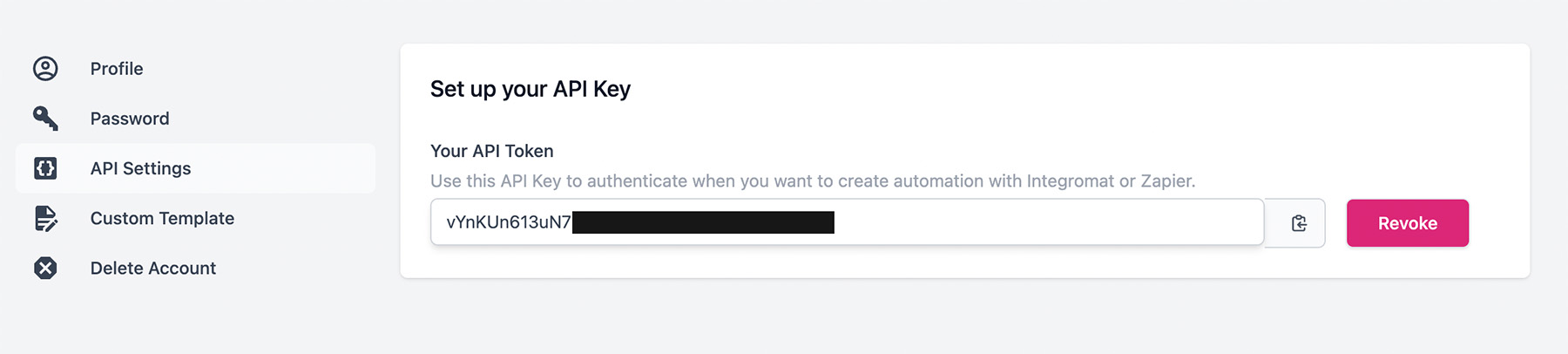 API Key – Bannerbite